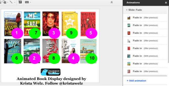 Google-Animated Book Display for Your Library – TCEA TechNotes Blog
