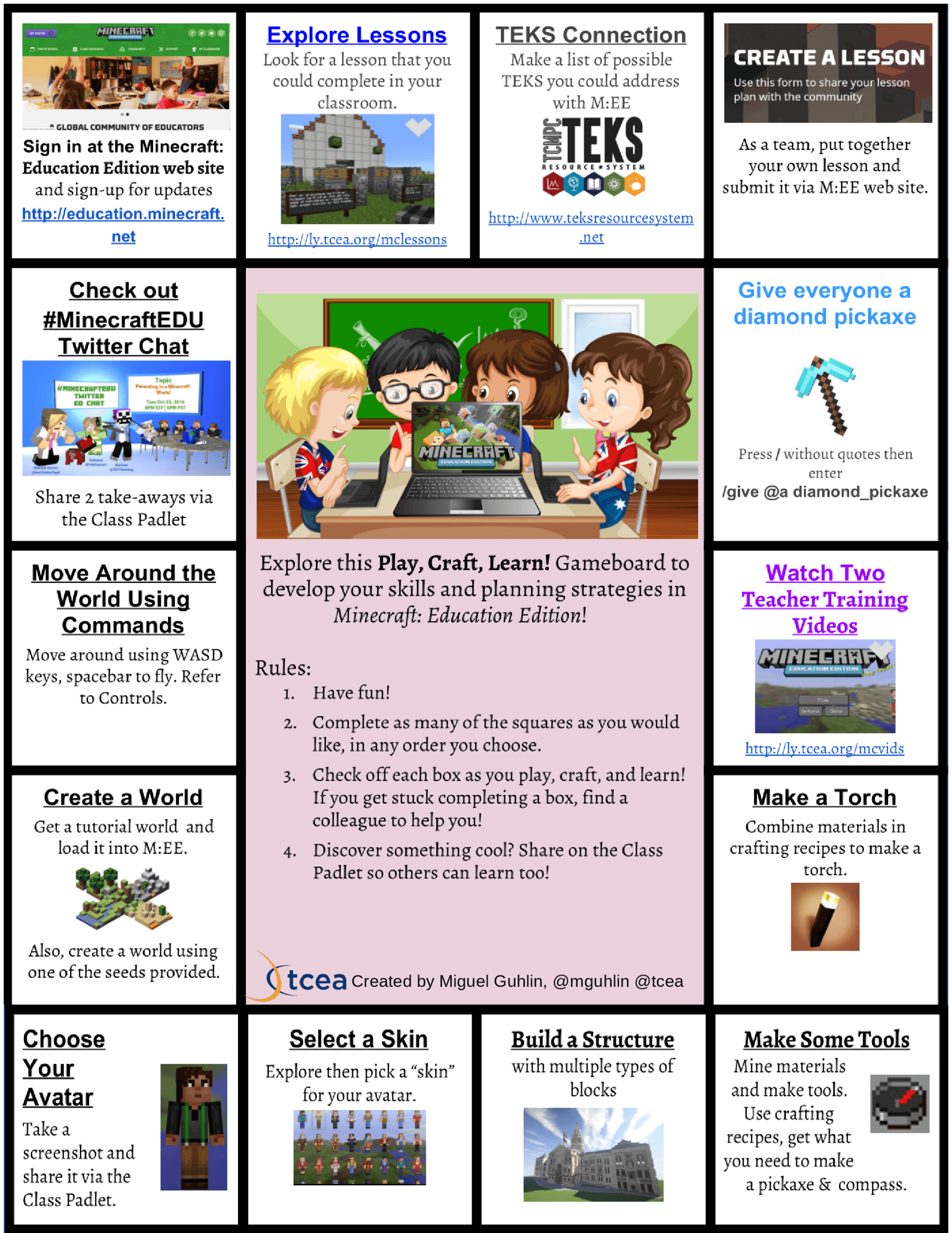 Five Steps to Game-Based Learning with Minecraft – TCEA TechNotes Blog