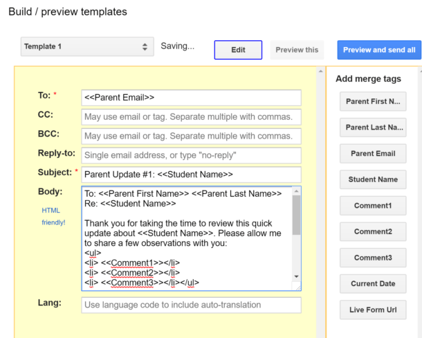 Provide Custom Email Updates for Parent Communication – TCEA TechNotes Blog