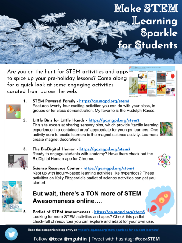 STEM Sparkles for Student Learners – TCEA TechNotes Blog
