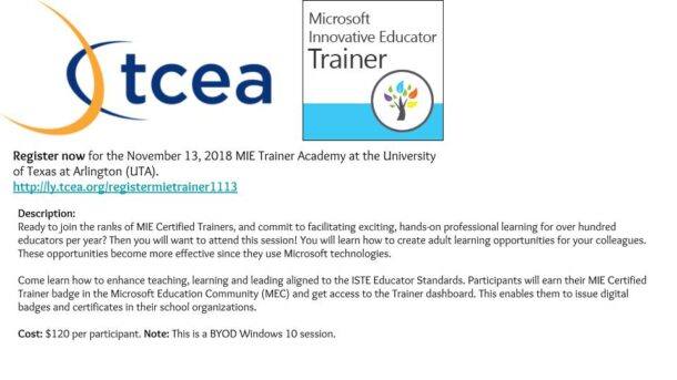 MIE – TCEA TechNotes Blog