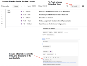 A Teacher's Guide to Google Calendar – TCEA TechNotes Blog