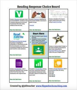 Create Interactive Learning with a Choice Board – TCEA TechNotes Blog