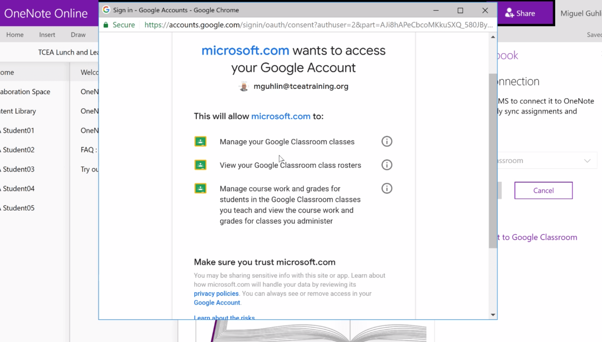 TCEA Responds: OneNote with Google Classroom? – TCEA TechNotes Blog