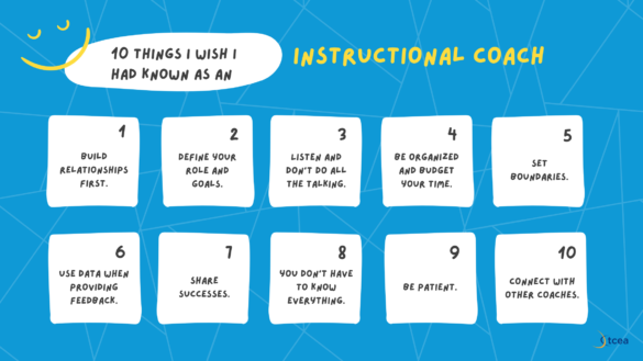 Things I Wish I’d Known as an Instructional Coach – TCEA TechNotes Blog