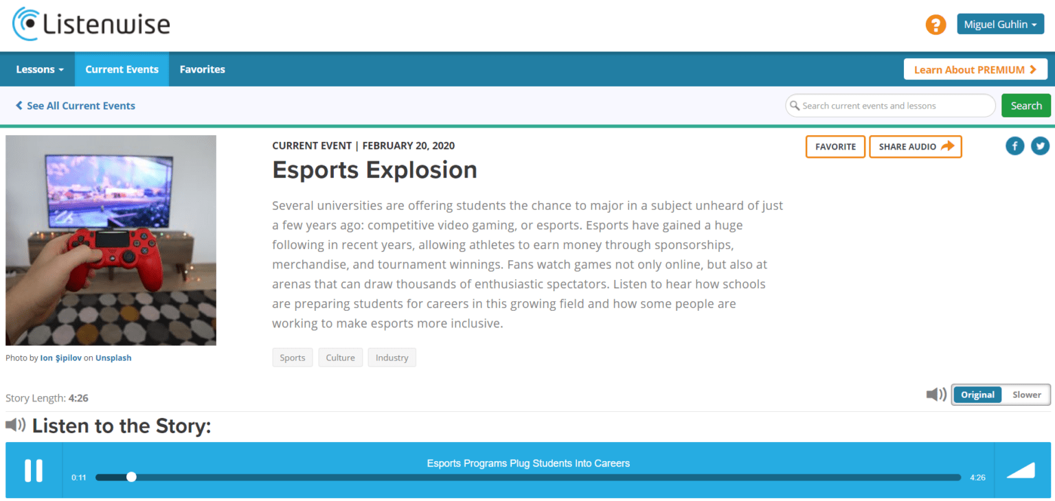 Listen and Learn with Listenwise – TCEA TechNotes Blog