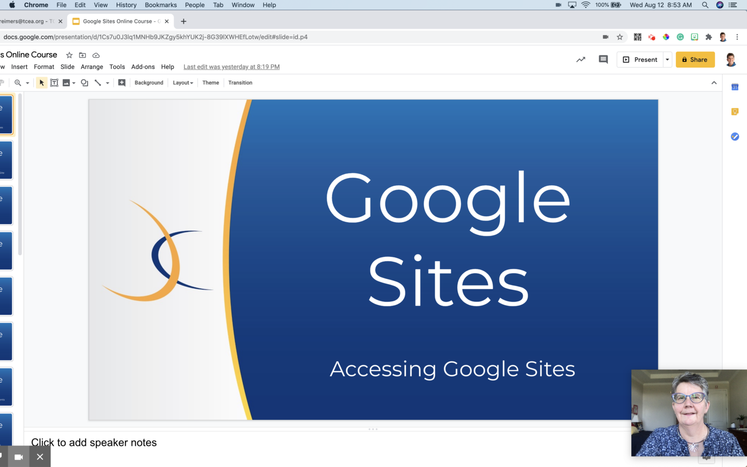Adding Webcam Video to Google Slides with Screencastify – TCEA ...