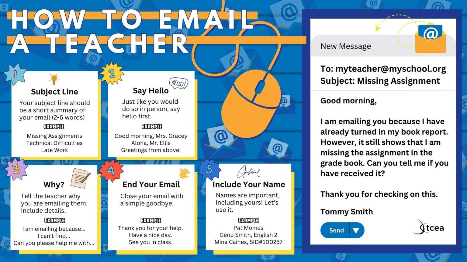 Email Writing for Students – TCEA TechNotes Blog