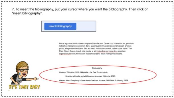 Cite Your References in Seven Easy Steps – TCEA TechNotes Blog