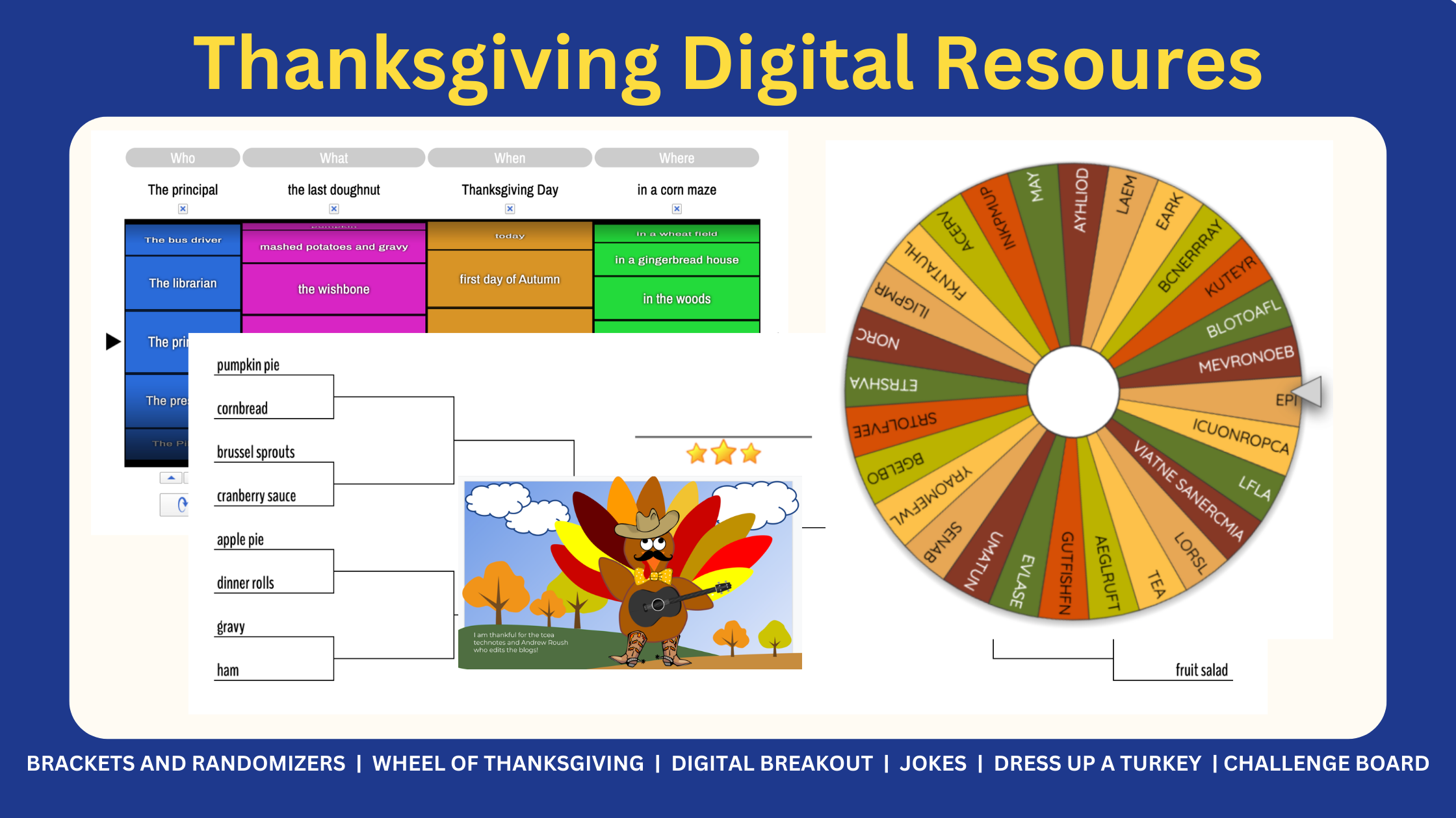 Thanksgiving Digital Resources – TCEA TechNotes Blog