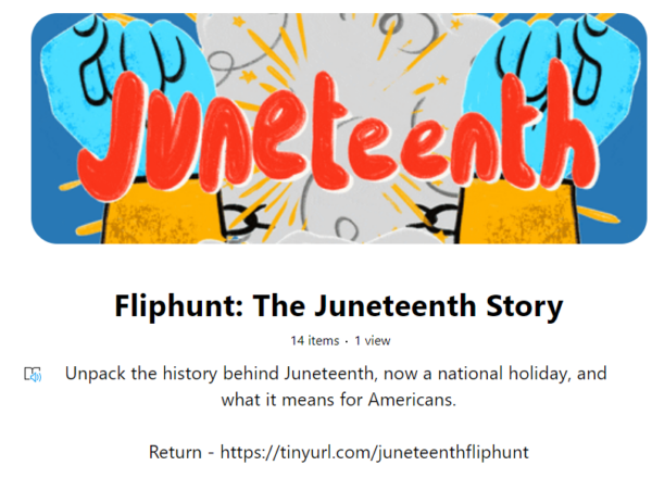 Digital Resources for Juneteenth Day – TCEA TechNotes Blog