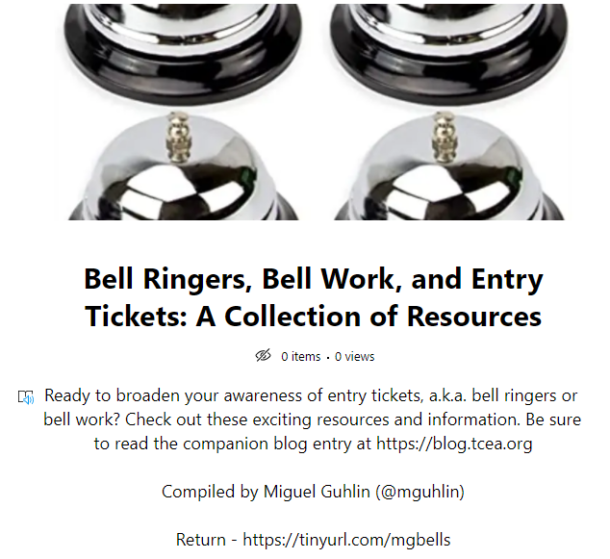 Bell Ringers for Improved Retention and Engagement – TCEA TechNotes Blog