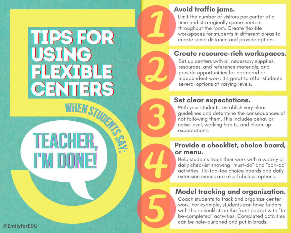 Classroom Center Expectations at Albert Jarman blog