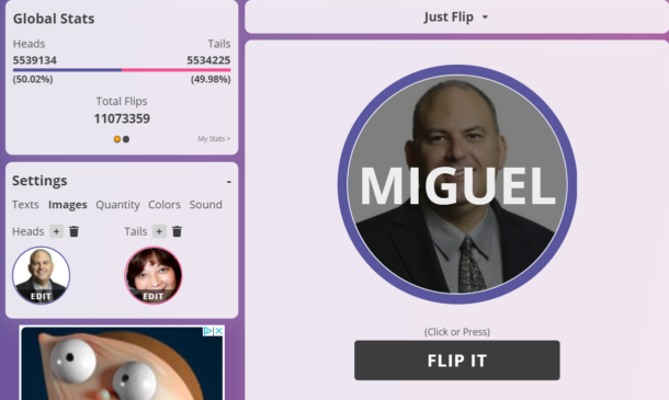 Five Free Online Coin-Flipping Tools – TCEA TechNotes Blog