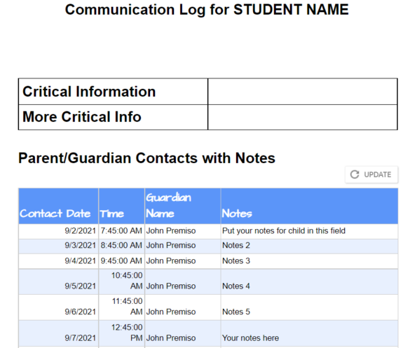 Three Steps to an Easy Communications Log with Google Tools – TCEA ...