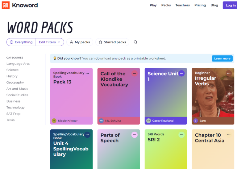 Vocabulary Acquisition: Three Tools for You – TCEA TechNotes Blog