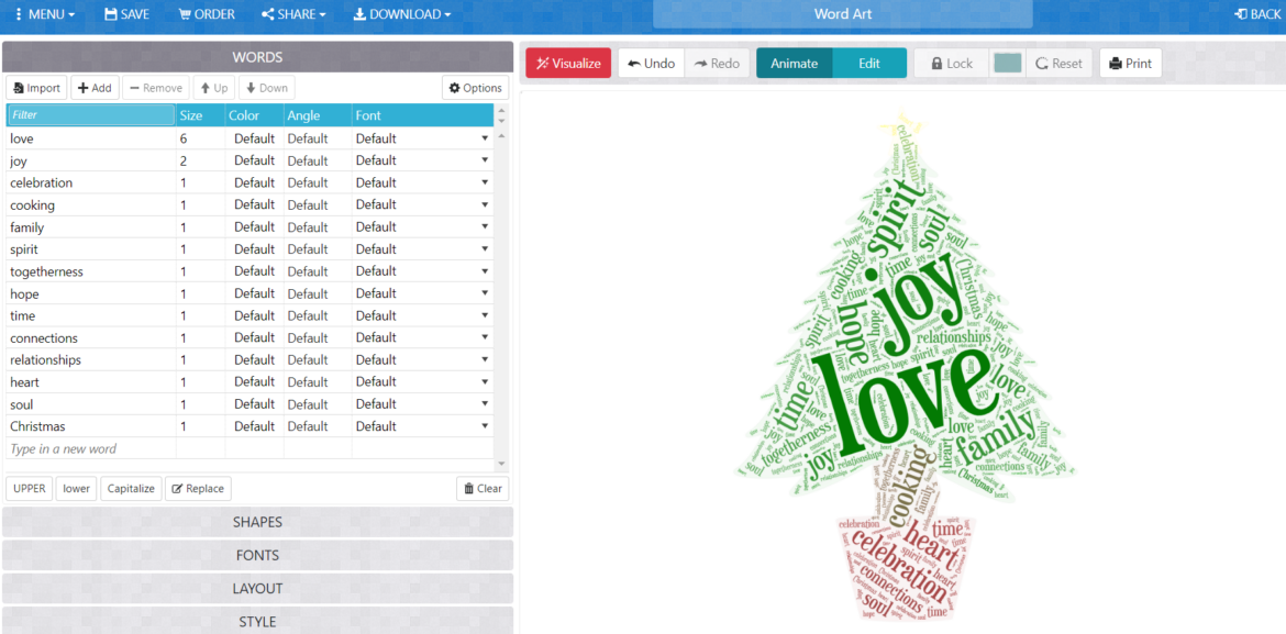 Shape Word Clouds Made Easy – TCEA TechNotes Blog
