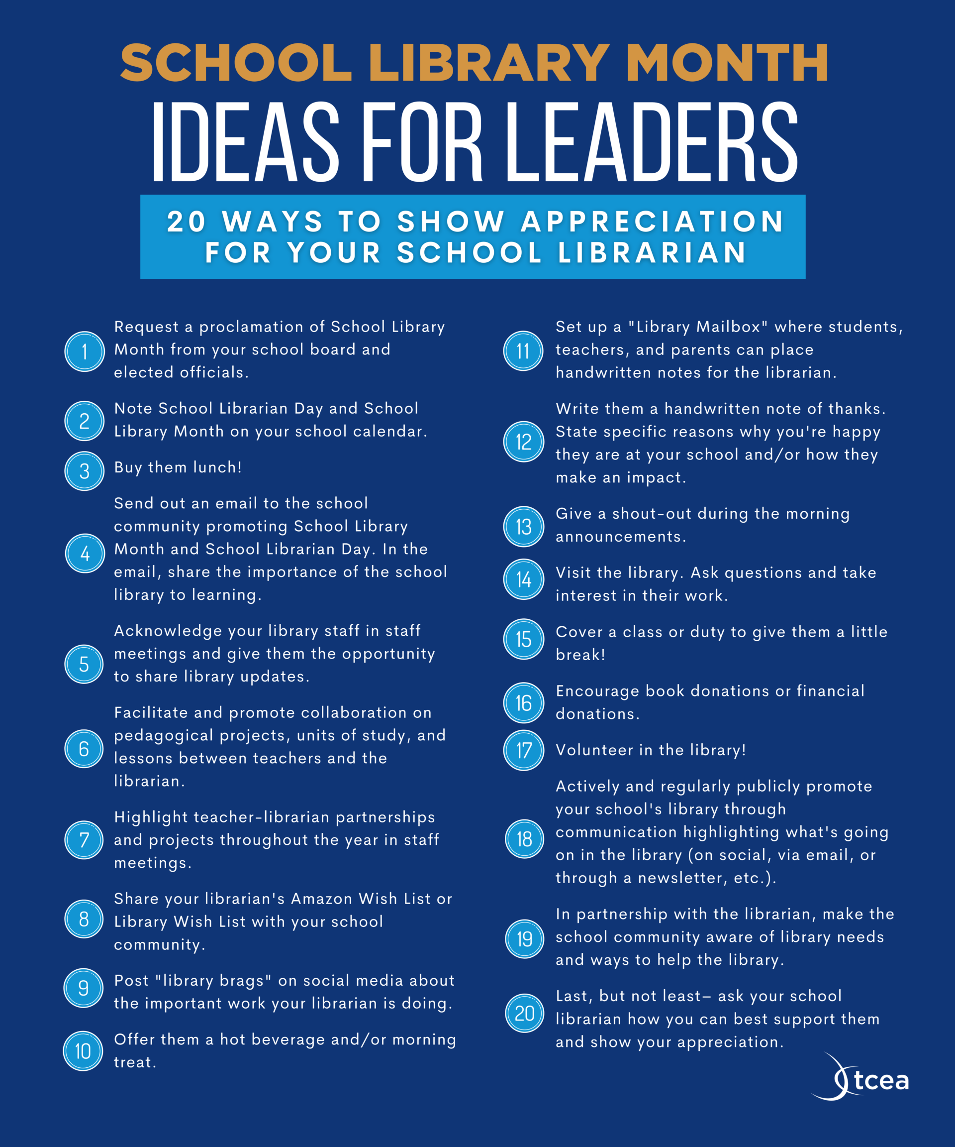School Library Month: Make Your Librarian Feel Valued This April – TCEA ...