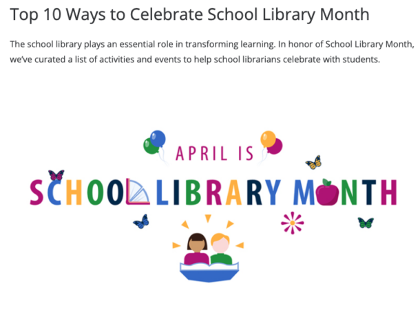School Library Month: Make Your Librarian Feel Valued This April – TCEA ...