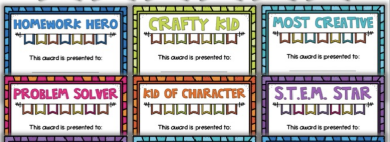 Templates for End of Year Student Awards – TCEA TechNotes Blog