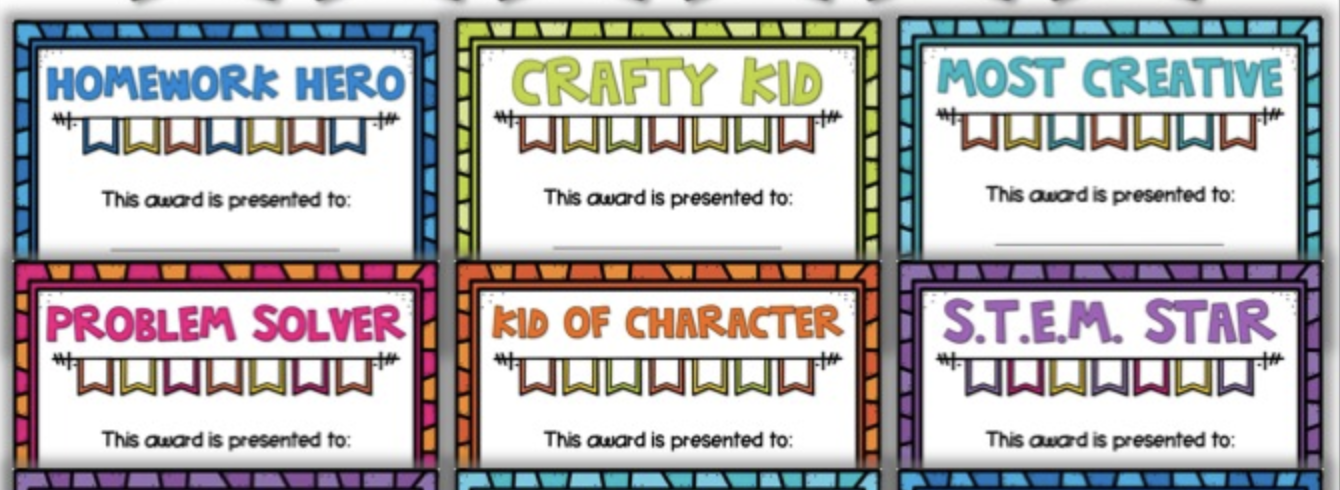 Templates for End of Year Student Awards – TCEA TechNotes Blog