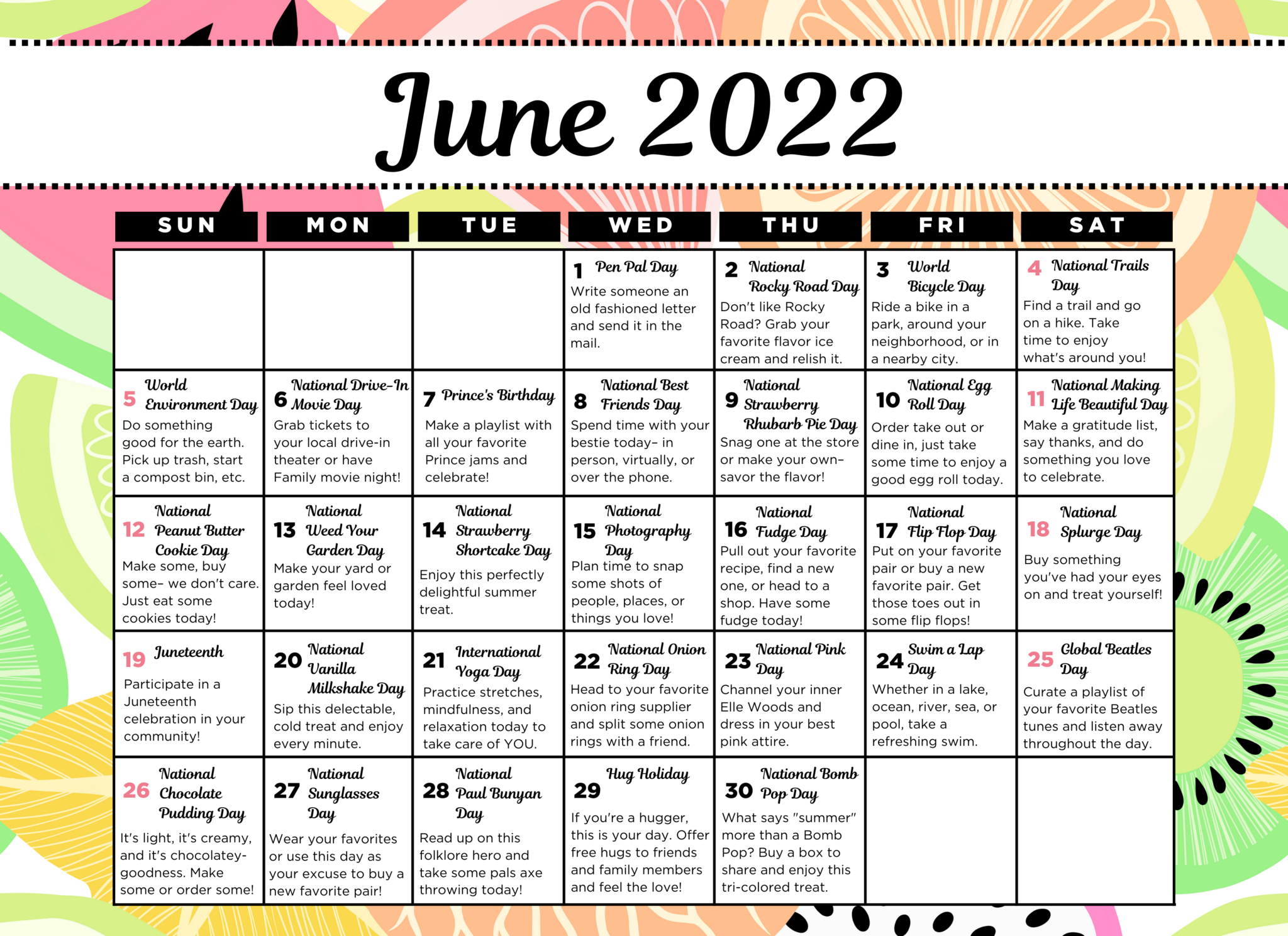 How to Celebrate Every Day of Summer – TCEA TechNotes Blog