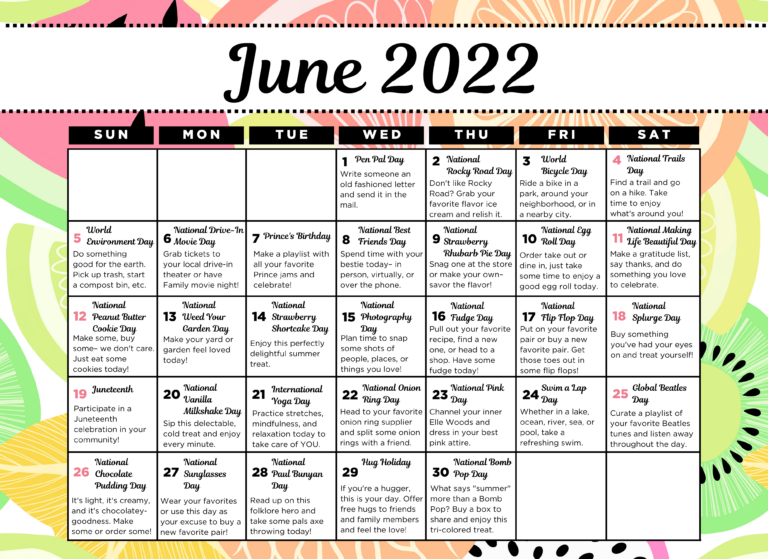 How to Celebrate Every Day of Summer – TCEA TechNotes Blog