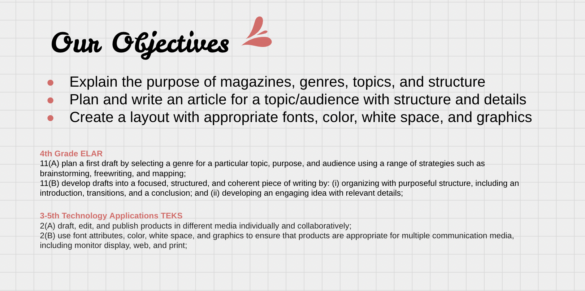 Classroom Magazines: Ready-to-Use Lessons for a Google Slides Project ...