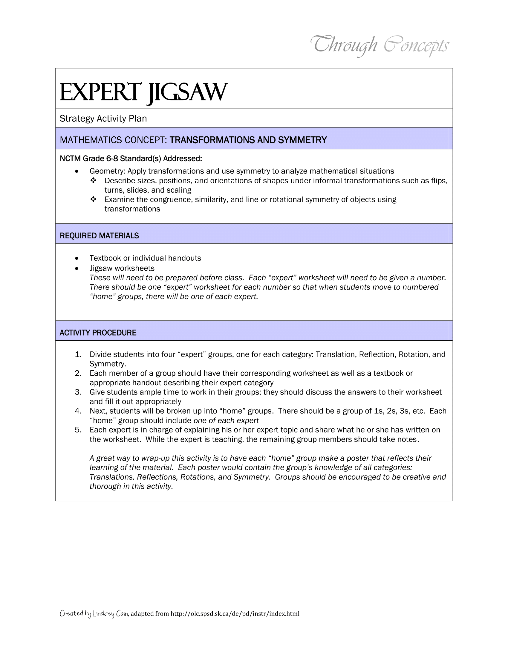 Jigsaw Your Math Classroom TechNotes Blog