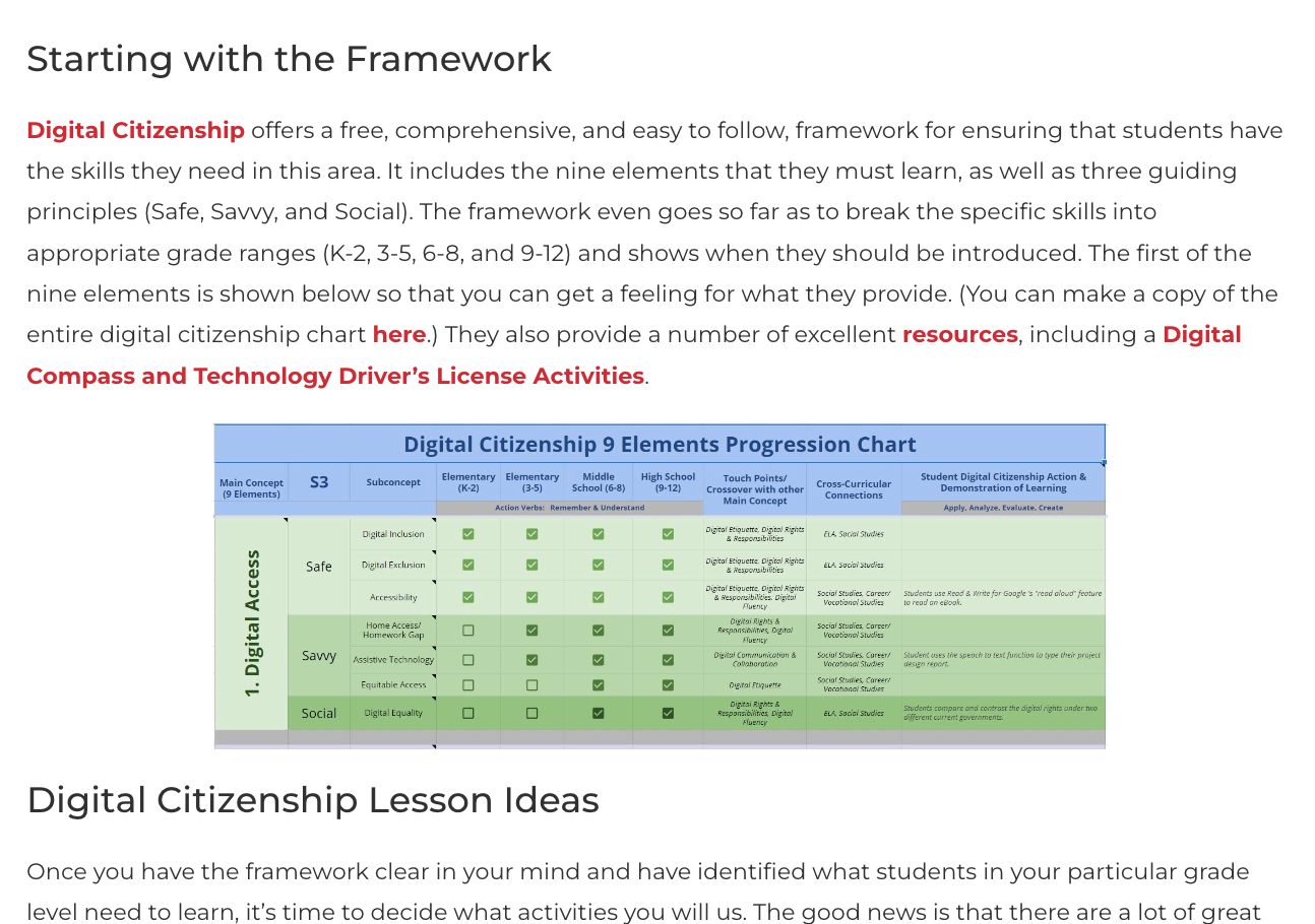Digital Citizenship Week Resource Roundup – TCEA TechNotes Blog