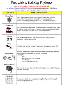 Fun with a Holiday Fliphunt – TCEA TechNotes Blog