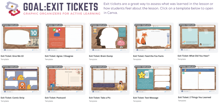 80 Graphic Organizer Templates for Active Learning – TCEA TechNotes Blog