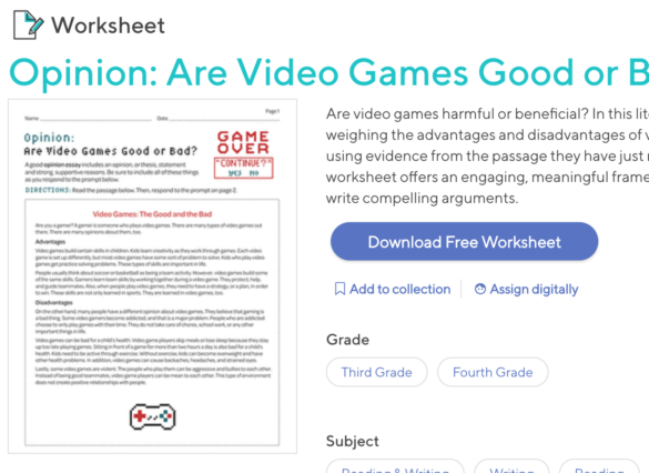 STAAR Prep: A K-5 Argumentative/Opinion Writing Strategy – TCEA ...