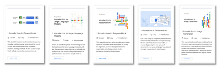 10 Free Generative AI Courses Offered by Google – TCEA TechNotes Blog