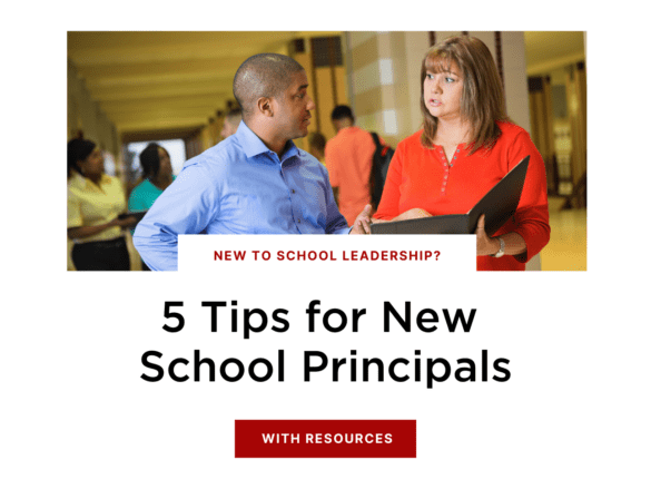 Five Tips for New School Principals – TCEA TechNotes Blog