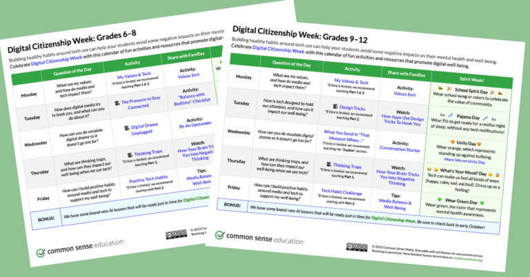 Digital Citizenship Week: Prioritize Students' Mental Health and ...