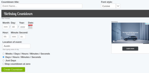 A Countdown Timer for Every Occasion – TCEA TechNotes Blog