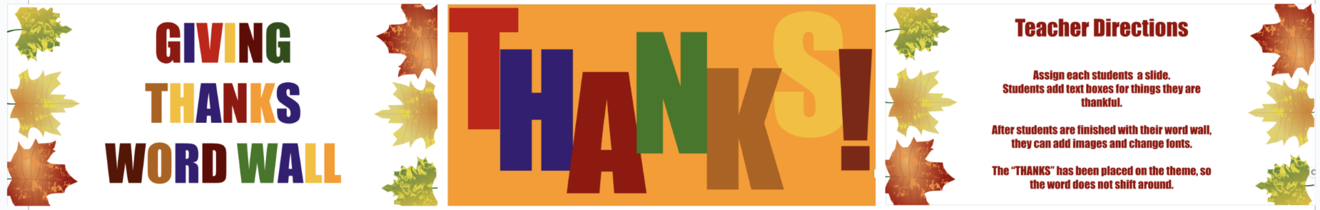 11 Thanksgiving Activities for Joy and Learning – TCEA TechNotes Blog