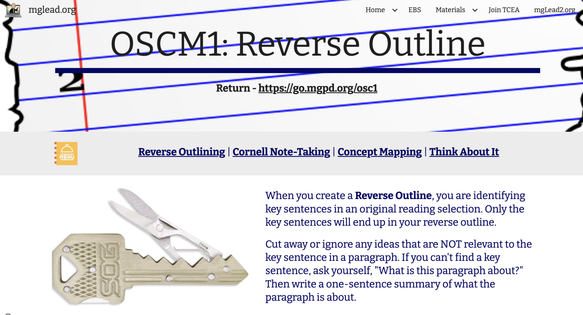 Three Engaging Activities for Outlining and Summarizing – TCEA ...
