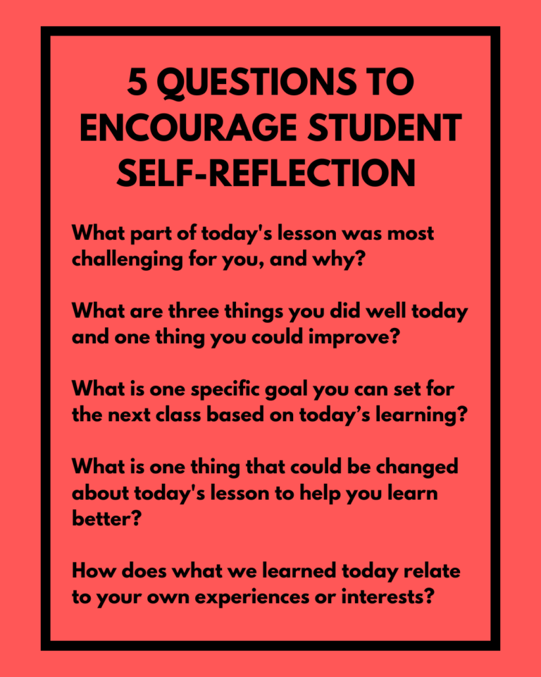 Self-Reflection Strategies for Students, Teachers, and Leaders – TCEA ...