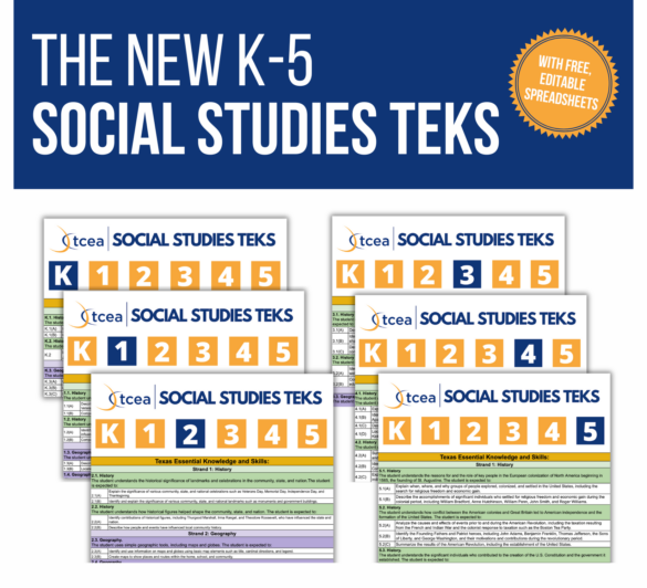 The New K-5 Social Studies TEKS and Free, Editable Spreadsheets – TCEA ...
