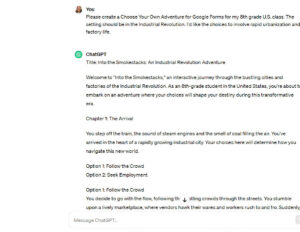Make "Choose Your Own Adventure" Stories with Google Forms and AI ...