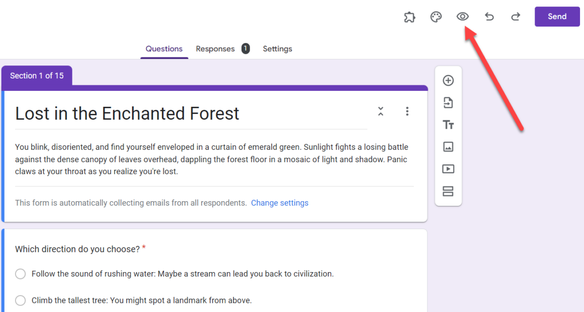 Make "Choose Your Own Adventure" Stories with Google Forms and AI ...
