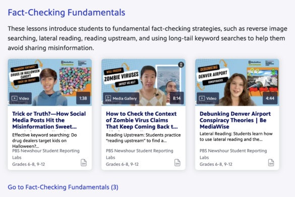 Resources for Teaching Students to Fact-Check – TCEA TechNotes Blog