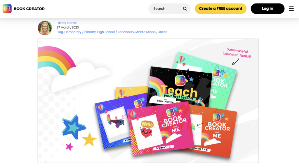 End-of-Year Ideas and Summer Reading with Book Creator – TCEA TechNotes ...