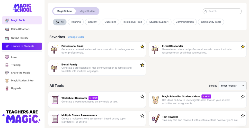 Eduaide and MagicSchool: Compare Two Top AI Tools for Teachers – TCEA ...