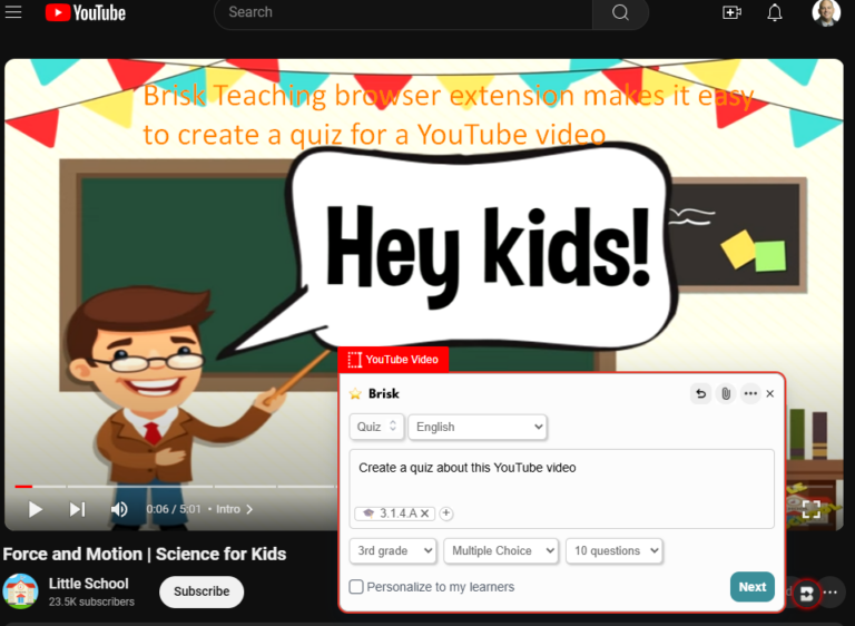 Using AI to Create Quizzes for Videos – TCEA TechNotes Blog