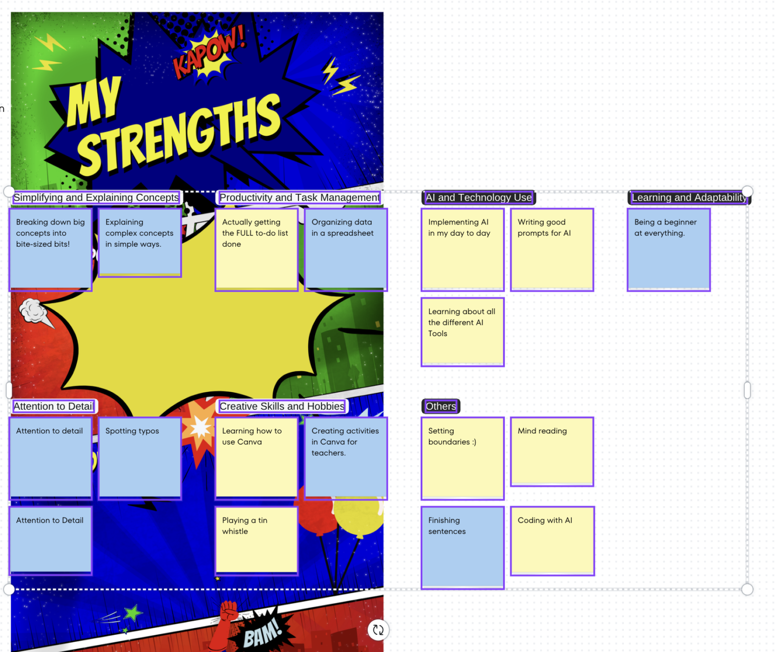 Canva Whiteboard Sticky Note Sorting TCEA TechNotes Blog