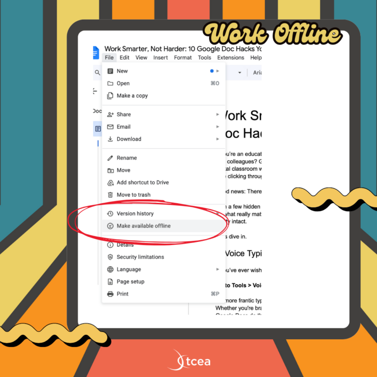 Google Smarter, Not Harder: 10 Google Doc Hacks – TCEA TechNotes Blog