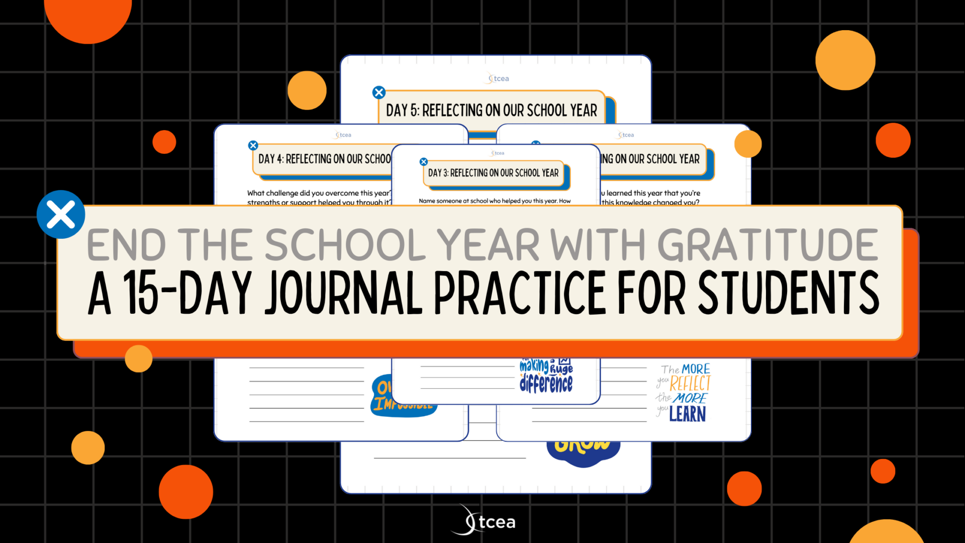 End the School Year with Gratitude: A 15-Day Journal Practice for ...